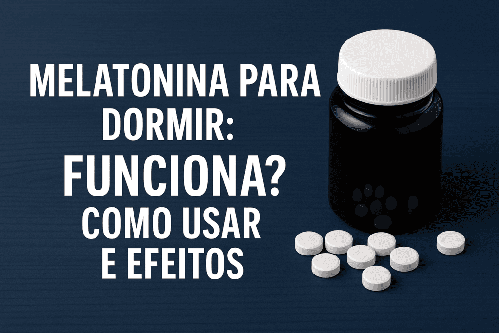 Melatonina para Dormir: Funciona? Como Usar e Efeitos - peso e saúde